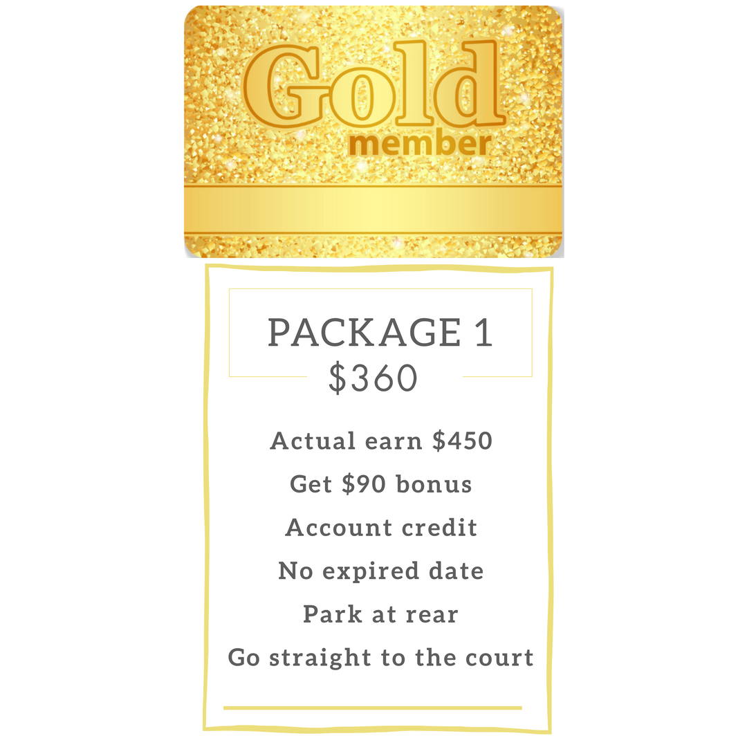 Gold Badminton Membership Passcard – SYNERGY SPORTS
